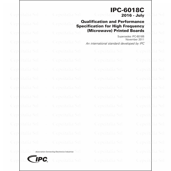 Manuale in inglese IPC-6018D , Cepeitalia
